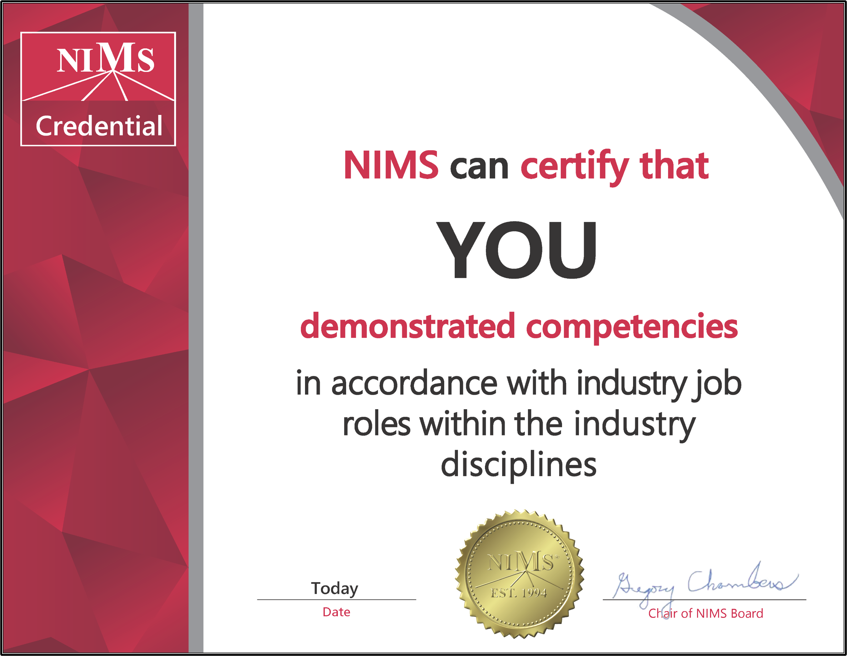 Credentialing | NIMS